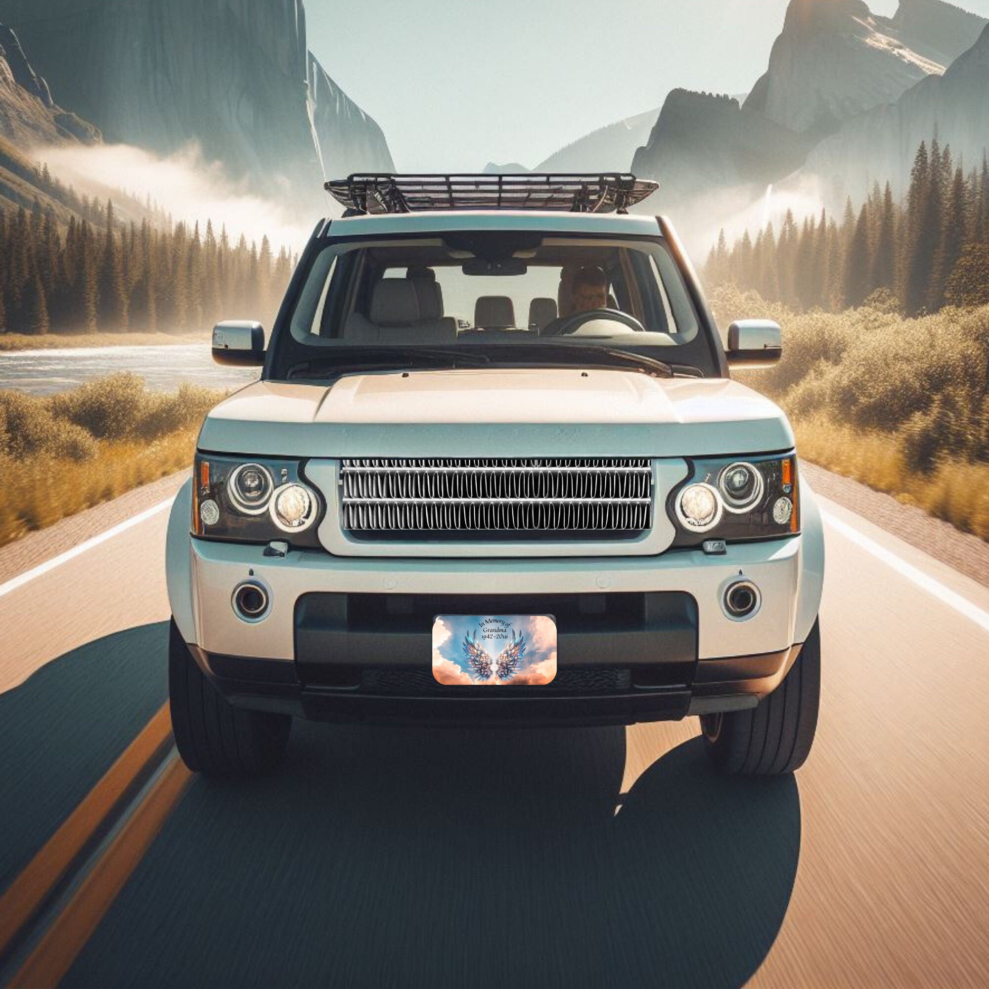 In Memory of License Plate Sublimation, License Plate PNG, License ...