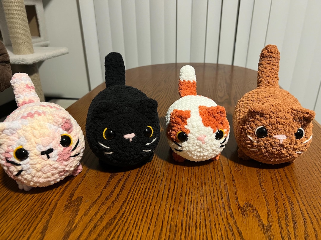 Crochet Chunky Loaf Cat - Etsy