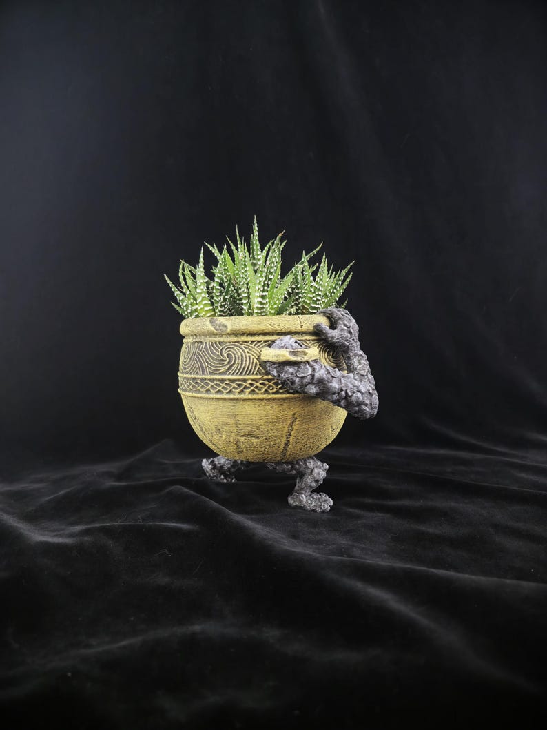 Hand Painted Alexander Iron Fist Pot | Elden Ring Pot Boy Planter ...