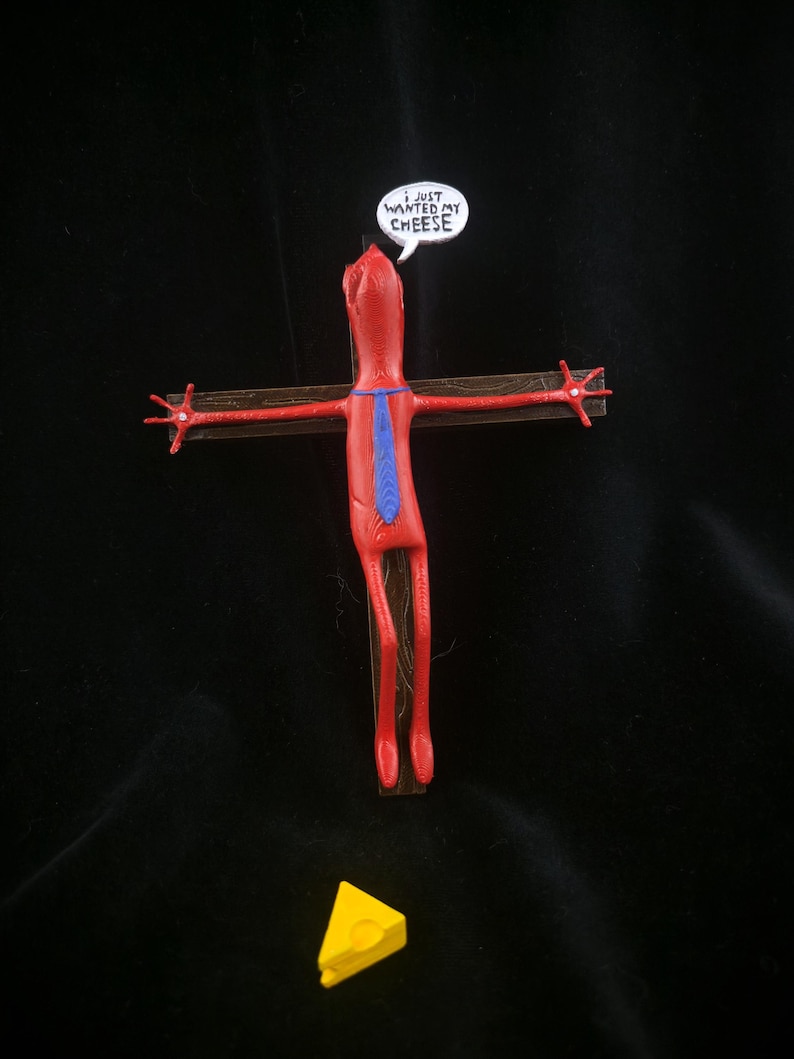 Alan Crucified Figurine | 3D Printed & Hand Painted | Smiling Friends ...