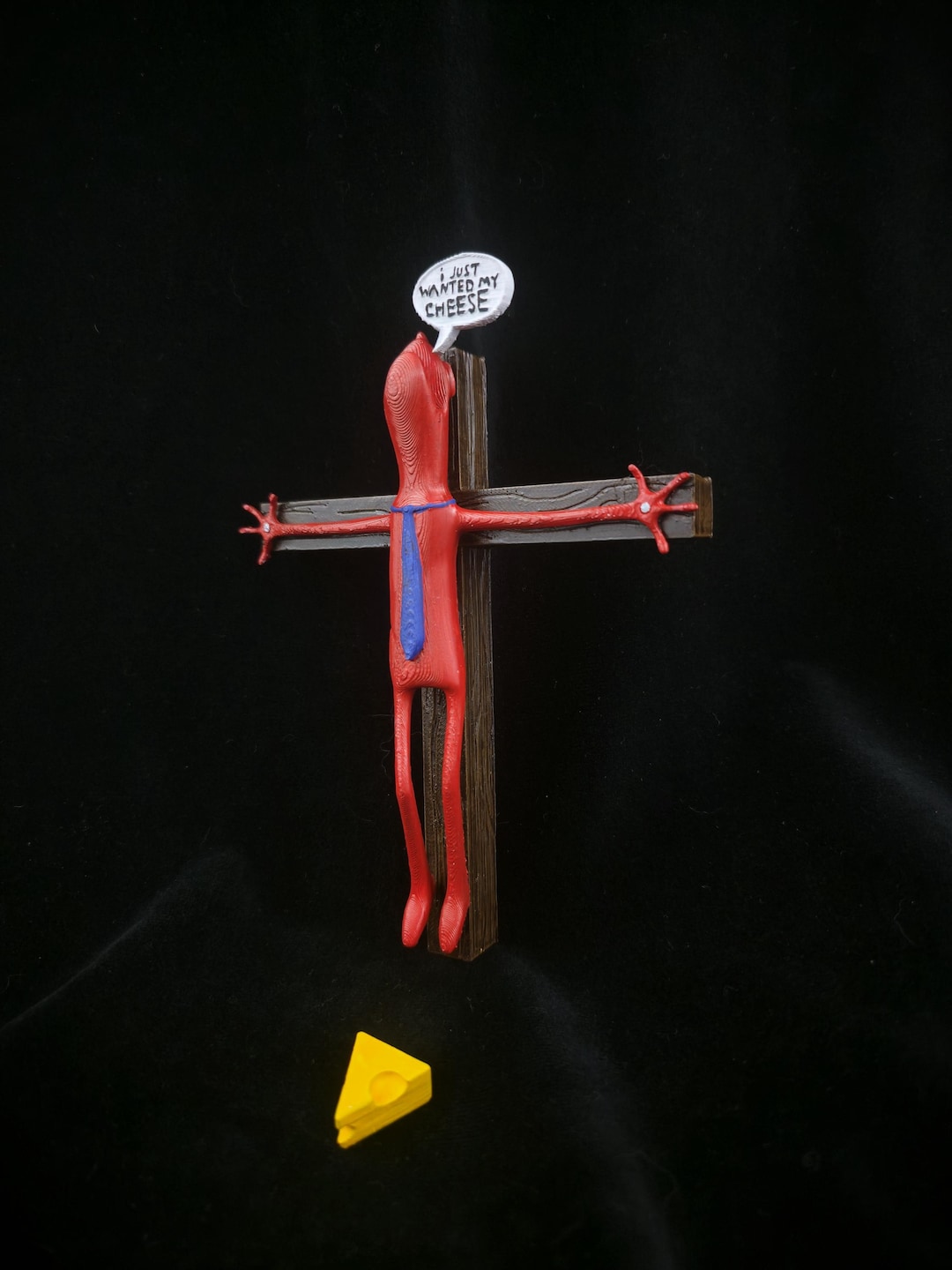Alan Crucified Figurine | 3D Printed & Hand Painted | Smiling Friends ...