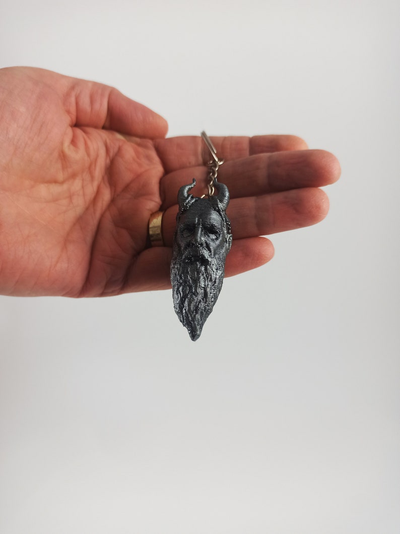 Mimir's Head Keychain Kratos God of War Gow - Etsy