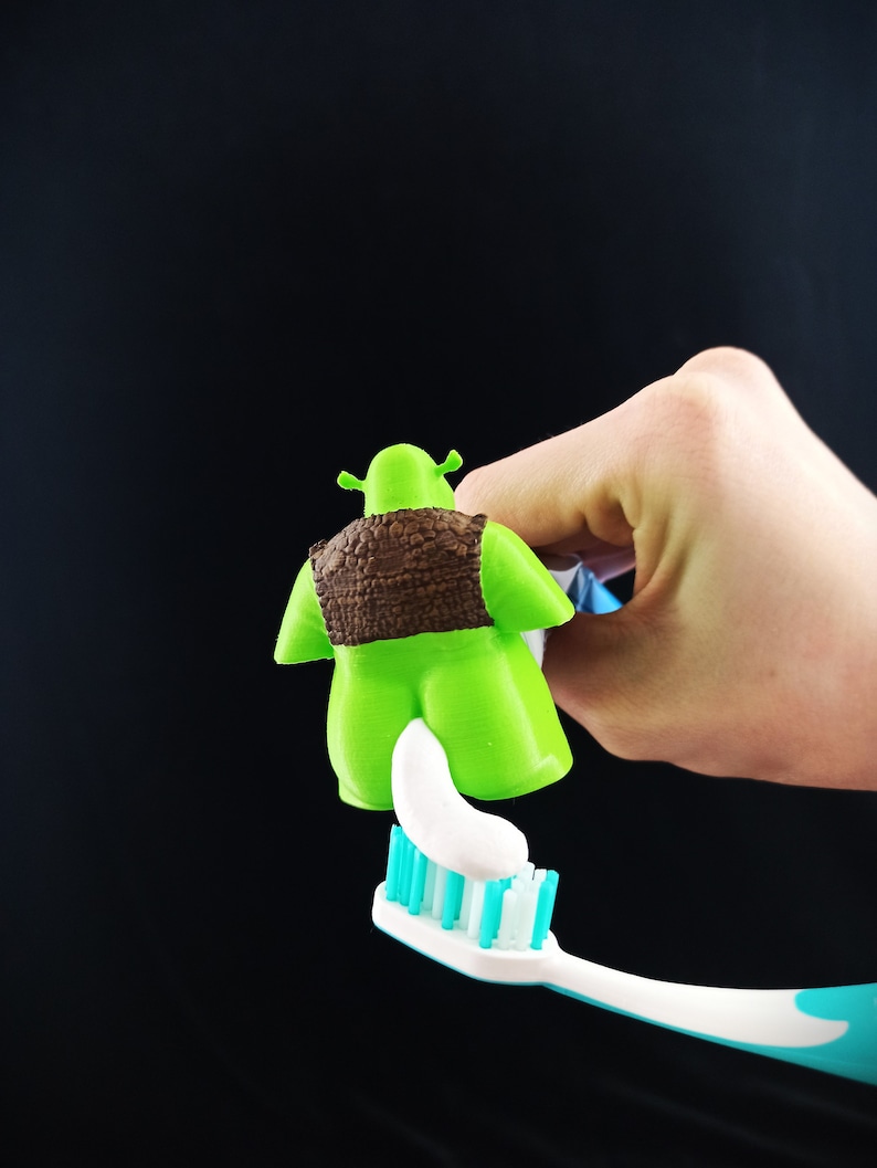 Shrek Toothpaste Topper Hand Painted - Etsy