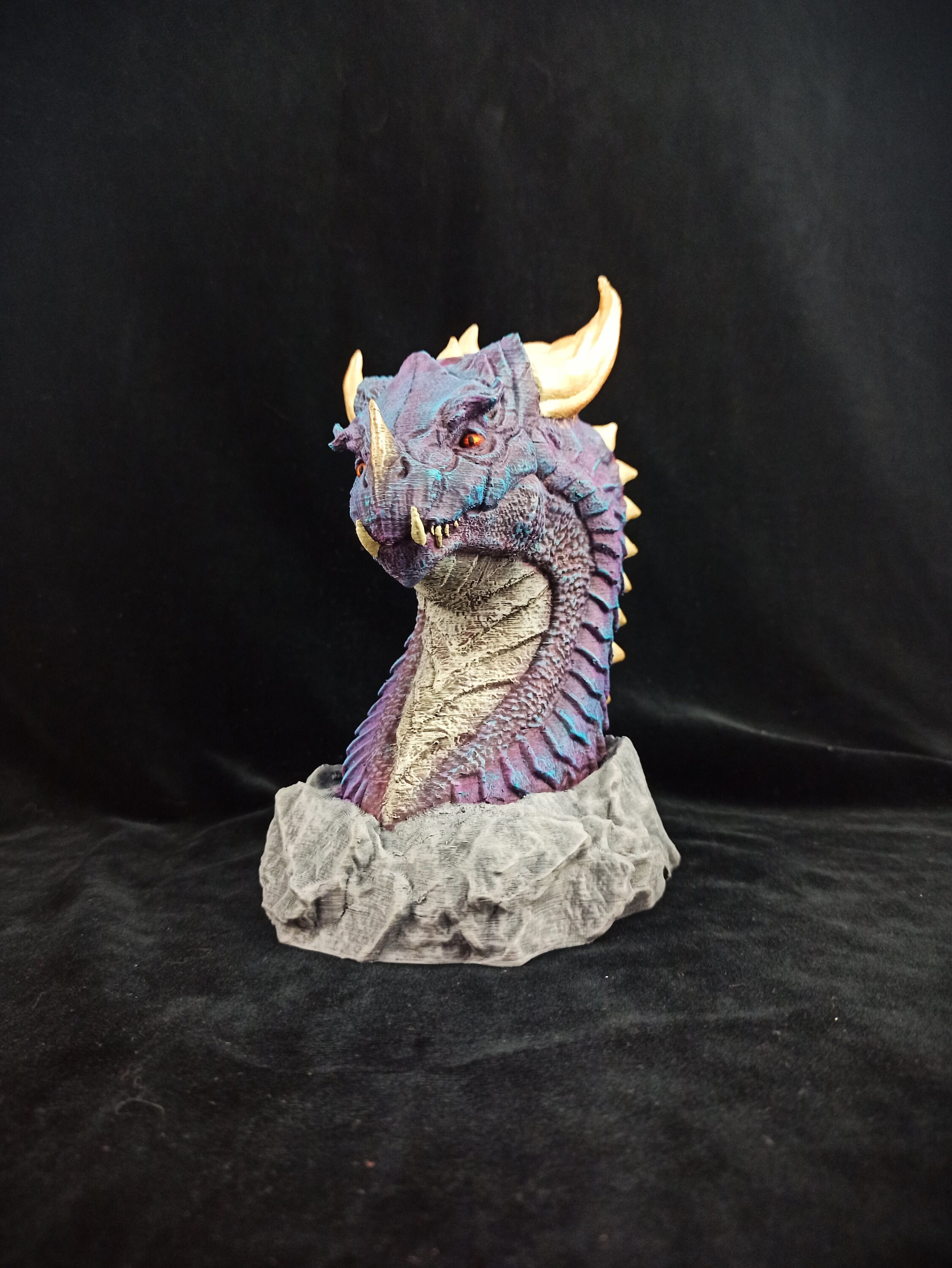 Dragon Headset Stand Hand Painted Decoration Headphone Holder - Etsy