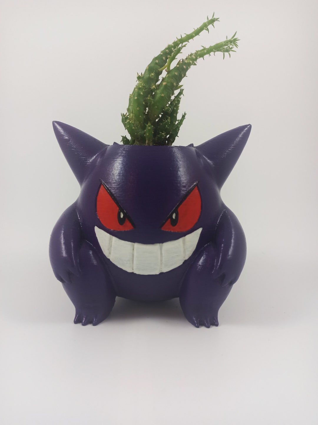 Gengar Flower Pot Planter Hand Painted Pokemon - Etsy