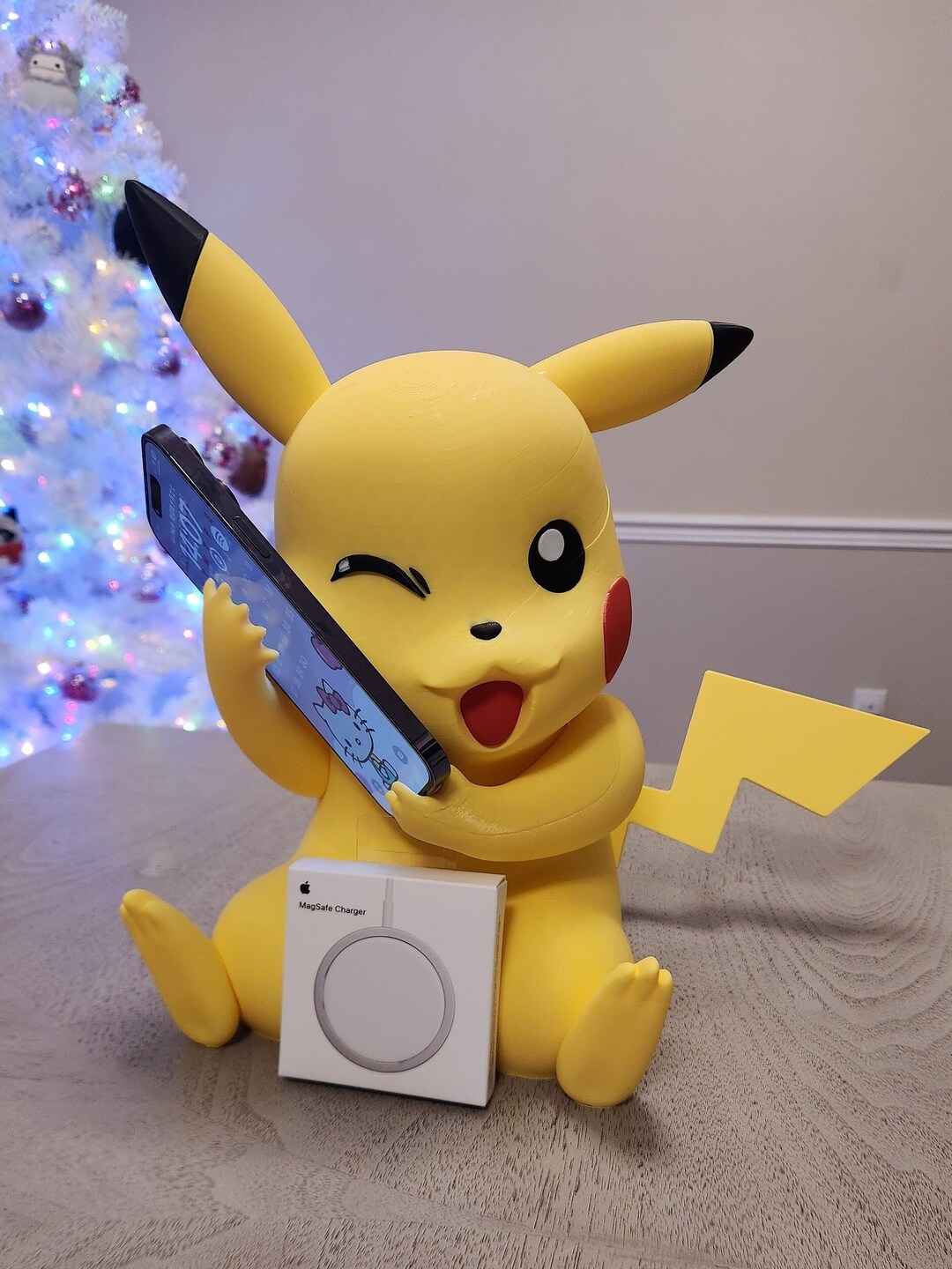 Pikachu Wireless Charger With Official Apple Magsafe Charger - Etsy