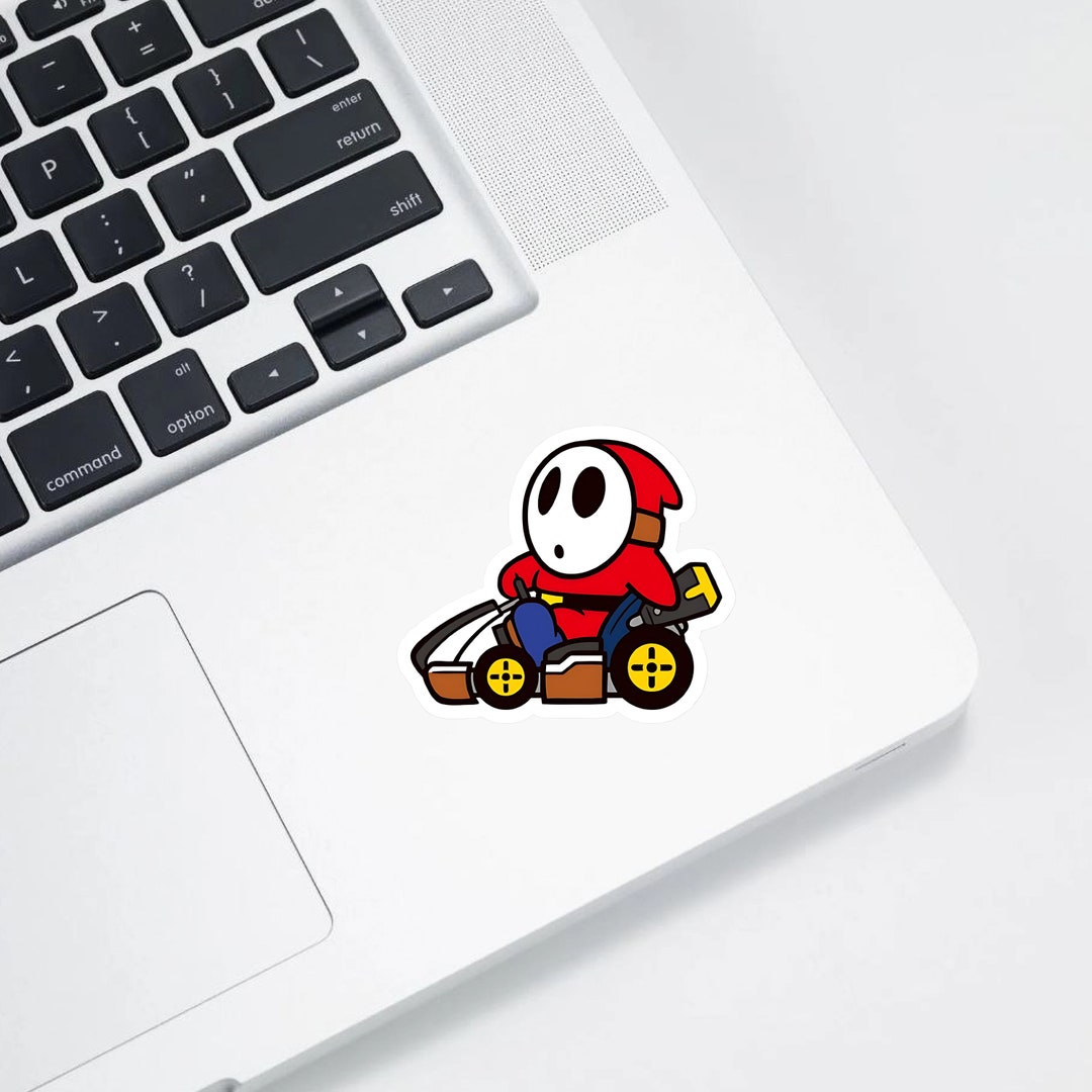 Shy Guy Go-kart Vinyl Sticker - Etsy
