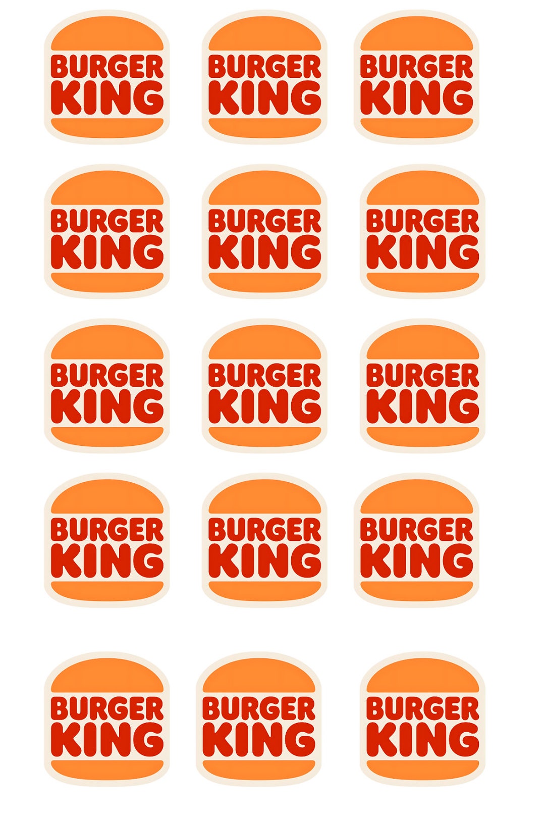 12pc Retro Burger King Vinyl Stickers - Etsy