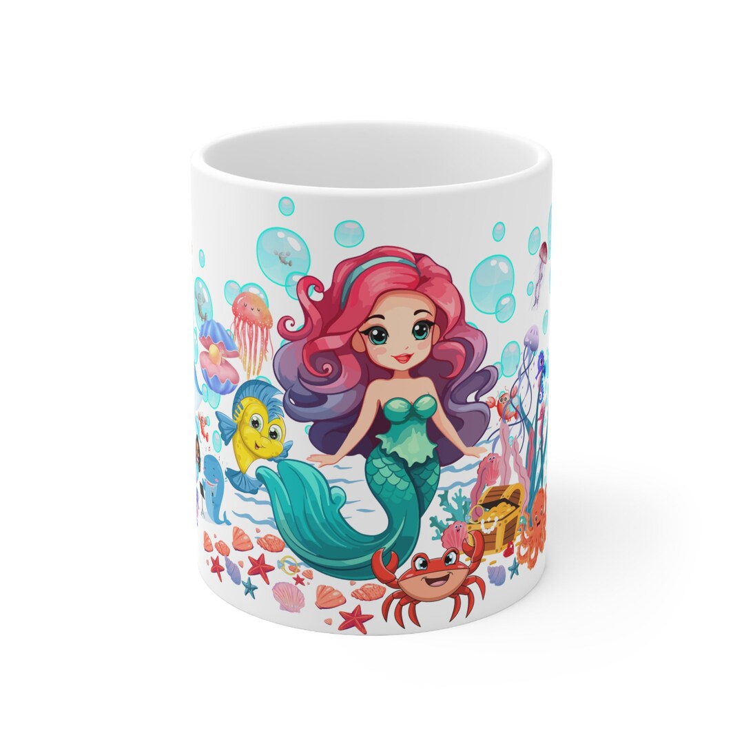 Little Mermaid Mug, Disney Gift Idea Keepsake Fun Ever, Funny Gift for ...