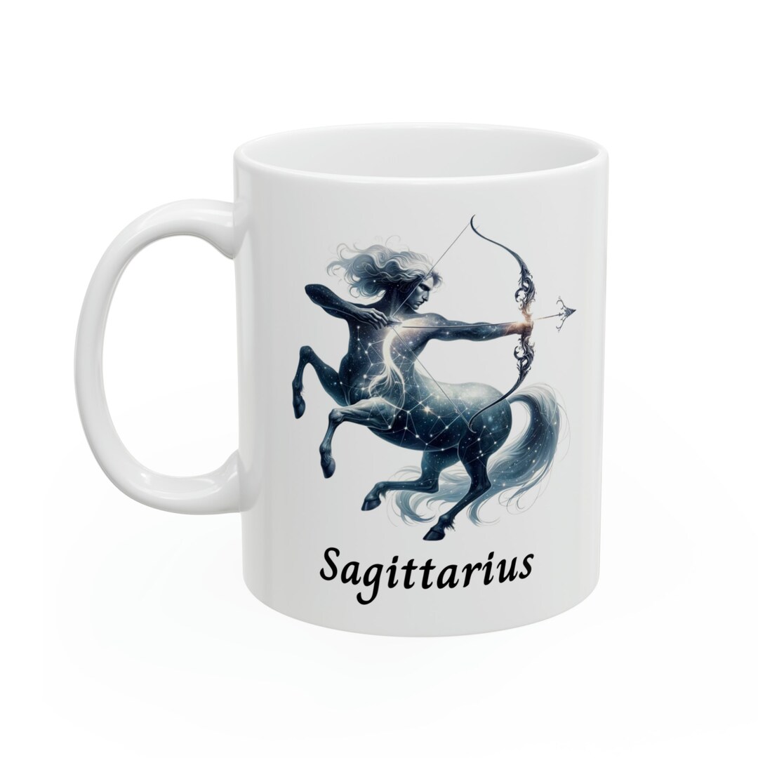 Sagittarius Mug, Zodiac, Mug Sign, Gift, December, Coffee Cup ...