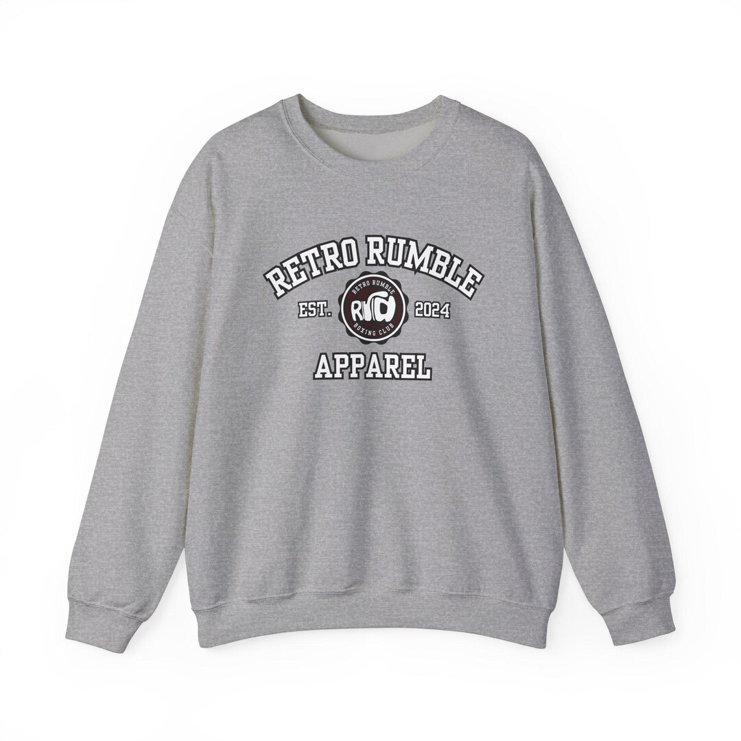 Retro Rumble Apparel Vintage Style Boxing Club Crewneck - Etsy