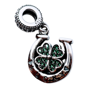 Sterling Silver Horseshoe Charm, Sterling Silver Charm, Fits Pandora ...