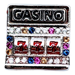 Sterling Silver Charm, Slot Machine, Fits Pandora Bracelet, Gift for ...