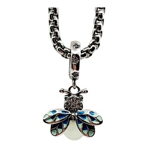 Sterling Silver Glow in the Dark Firefly Charm, Fits Pandora Bracelet ...