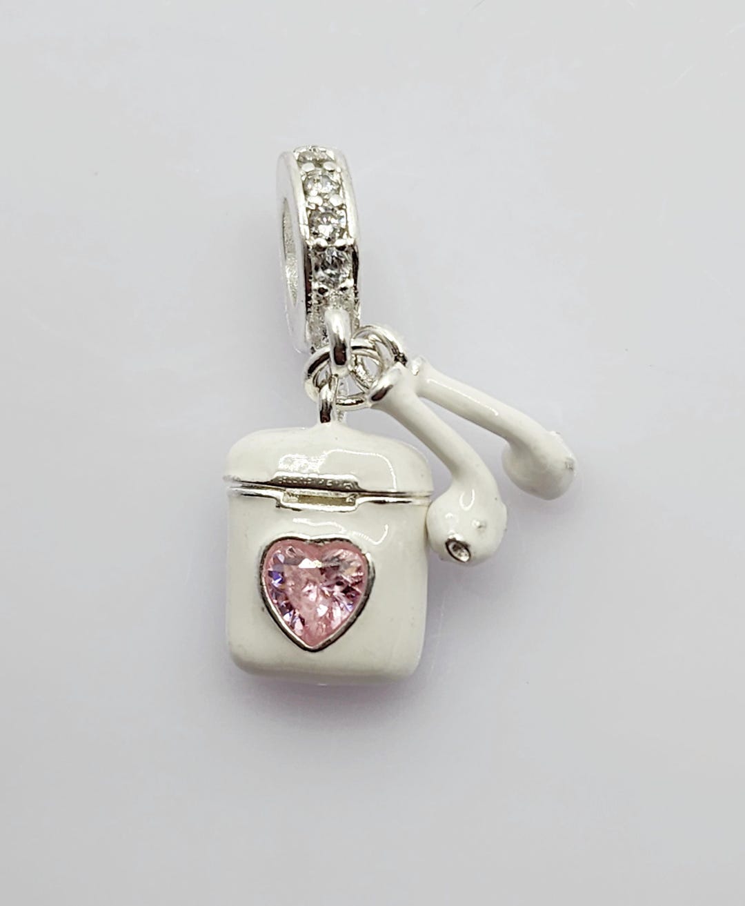 Sterling Silver Earbud Case Charm, Fits Pandora, Earbud Case, Charm ...