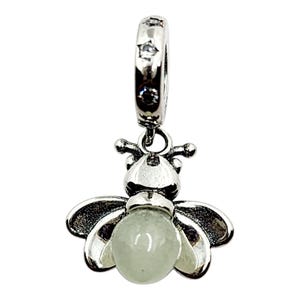 Sterling Silver Glow in the Dark Firefly Charm, Fits Pandora Bracelet ...