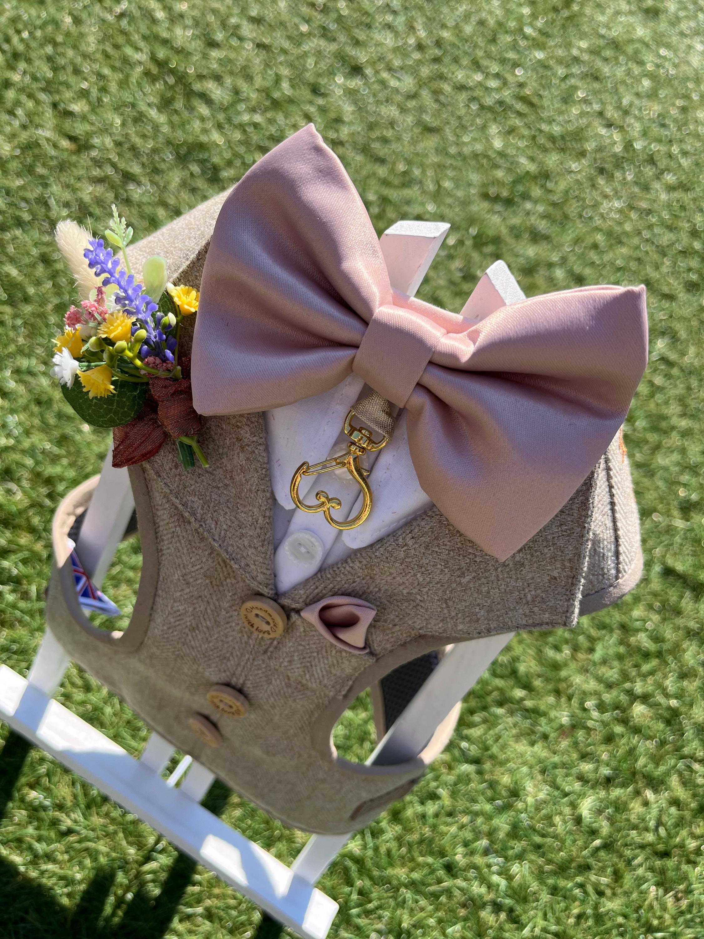 ADD ON Dog Ring Bearer Clasp, Ring Bearer Ribbons for Harness - Etsy