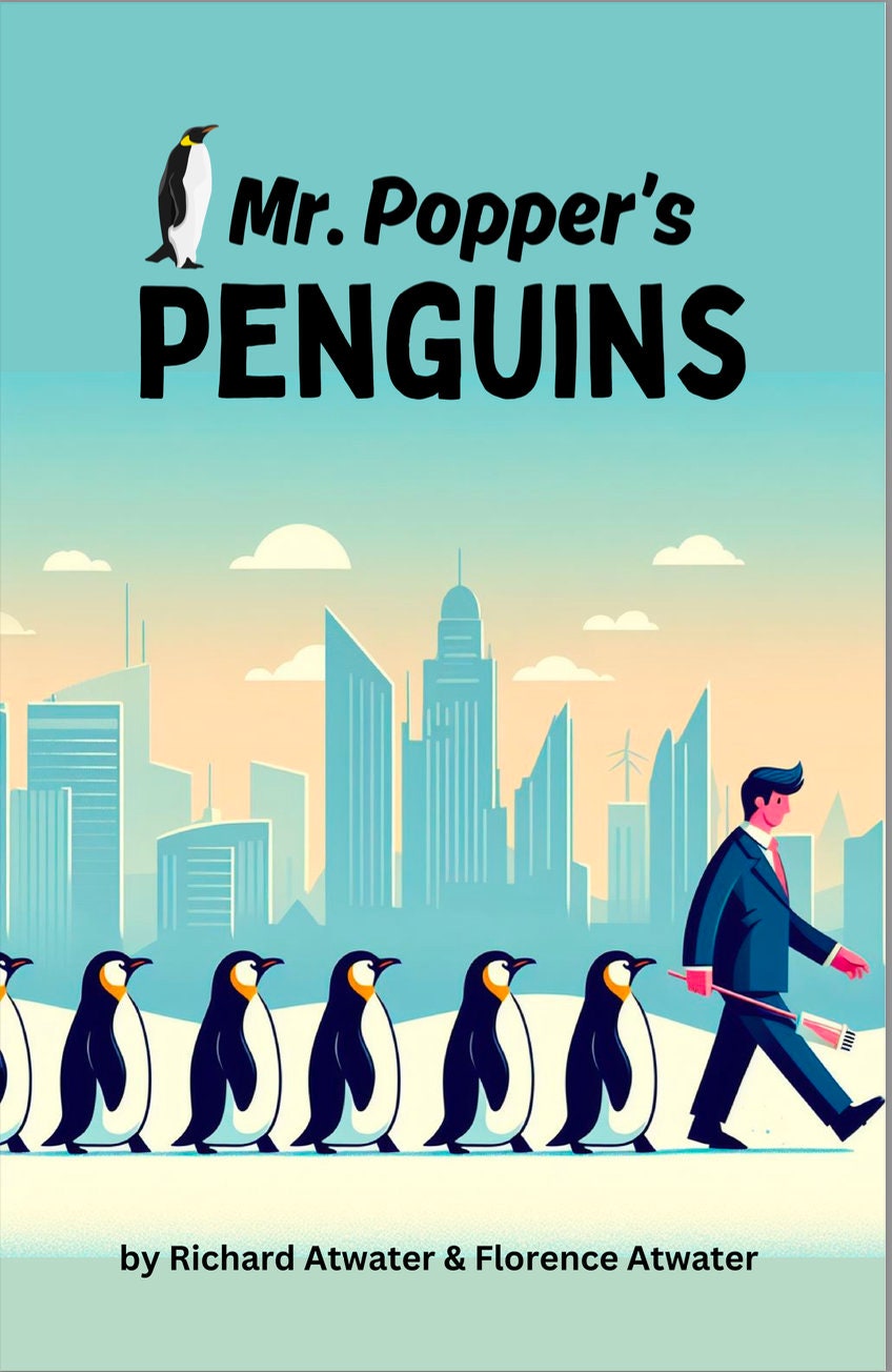 Mr. Popper's Penguins Book Poster Digital Download Choose Your Size - Etsy