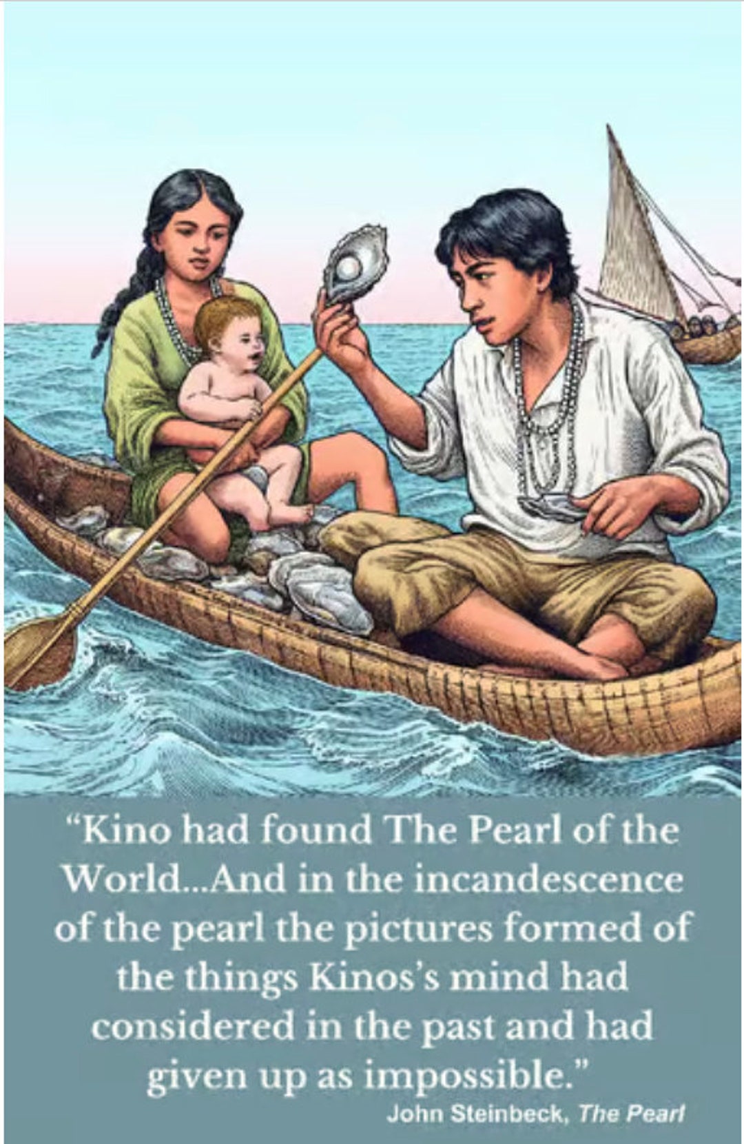 The Pearl--kino Finds the Pearl of the World Poster 11X17 - Etsy