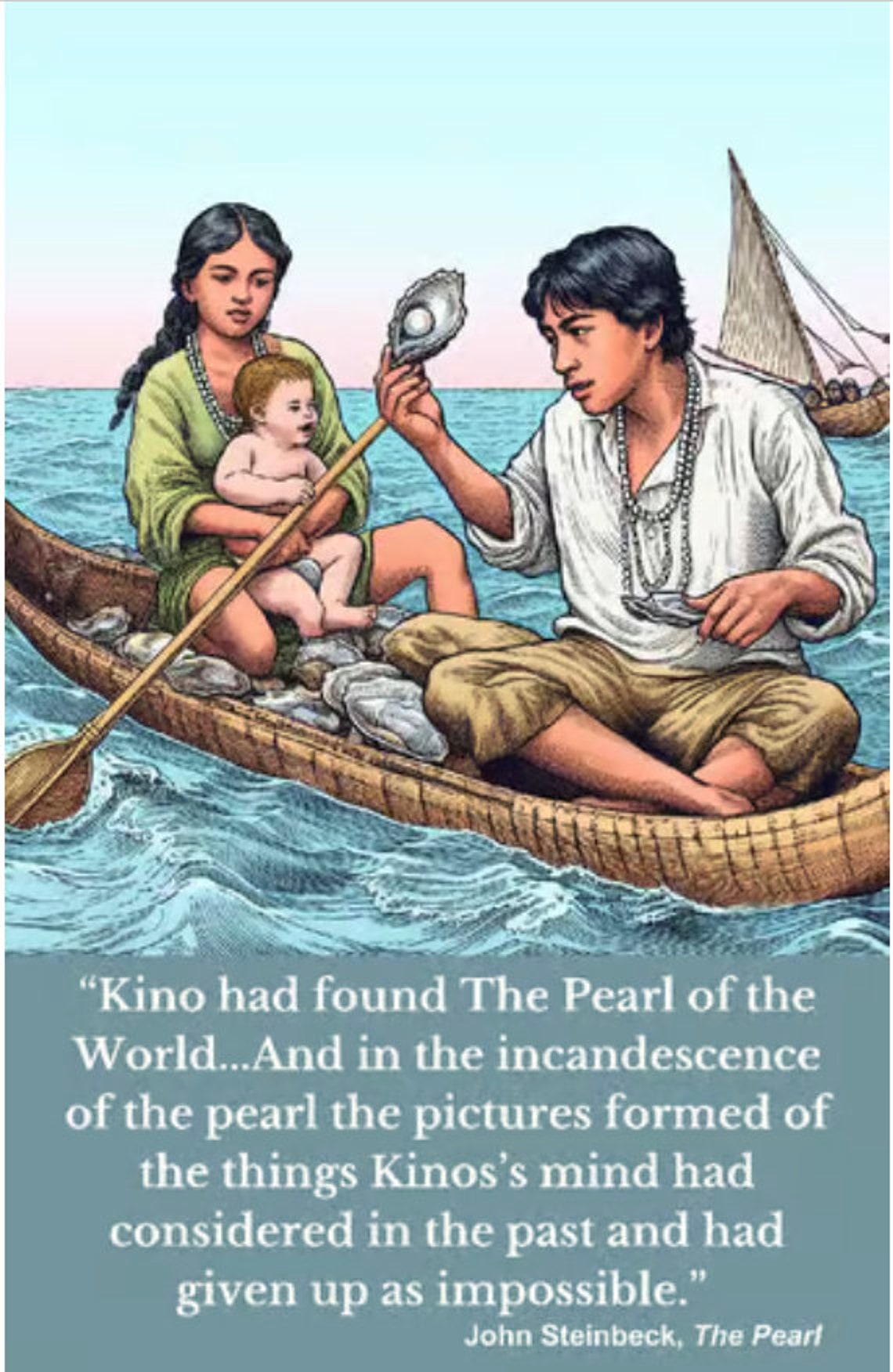 The Pearl--kino Finds the Pearl of the World Poster 11X17 - Etsy