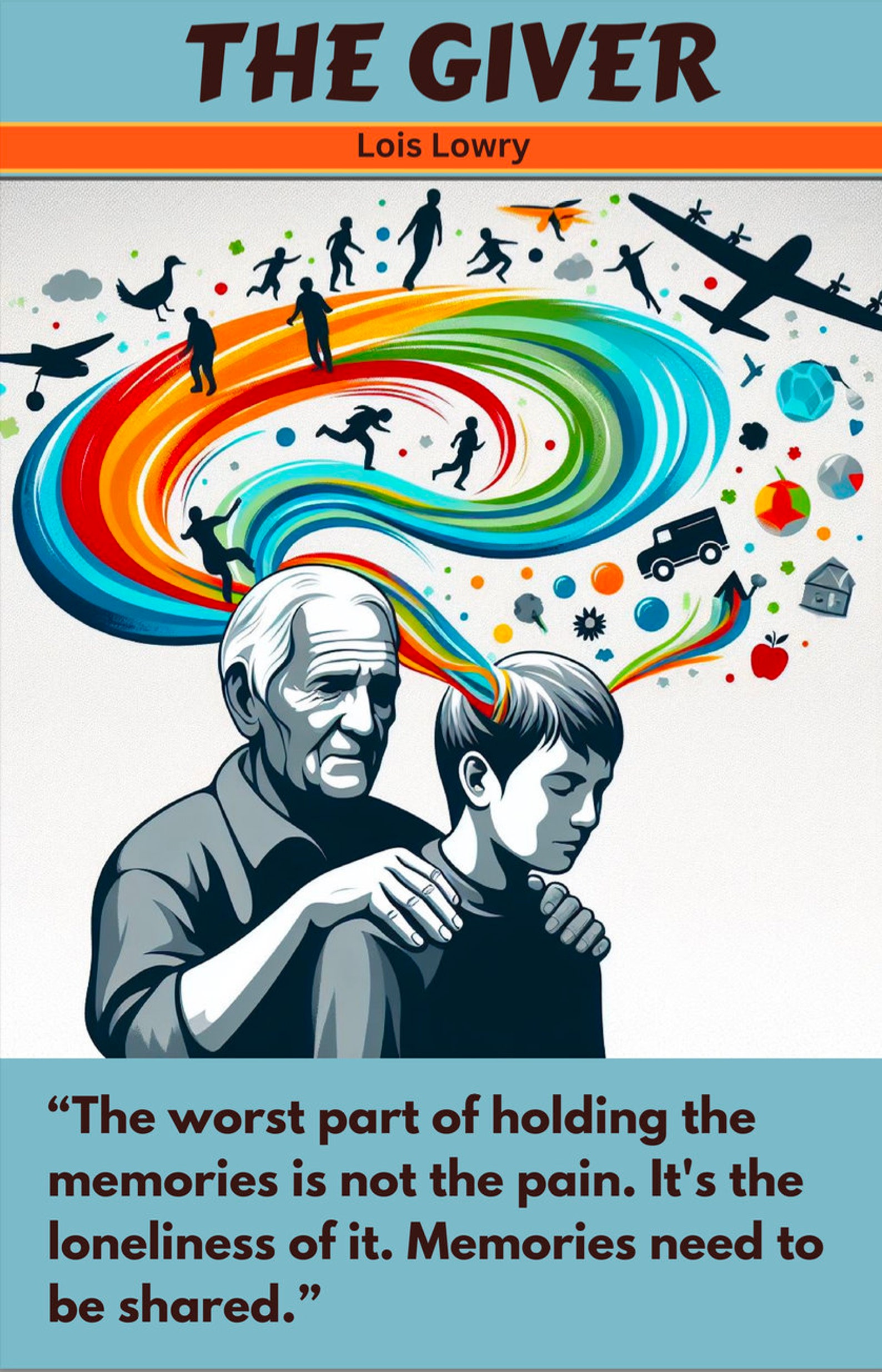 The Giver Book Poster With Book Quote Digital Download Choose Your Size ...