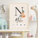 Personalized Birth Chart, Poster, Digital Download, Birth Picture ...