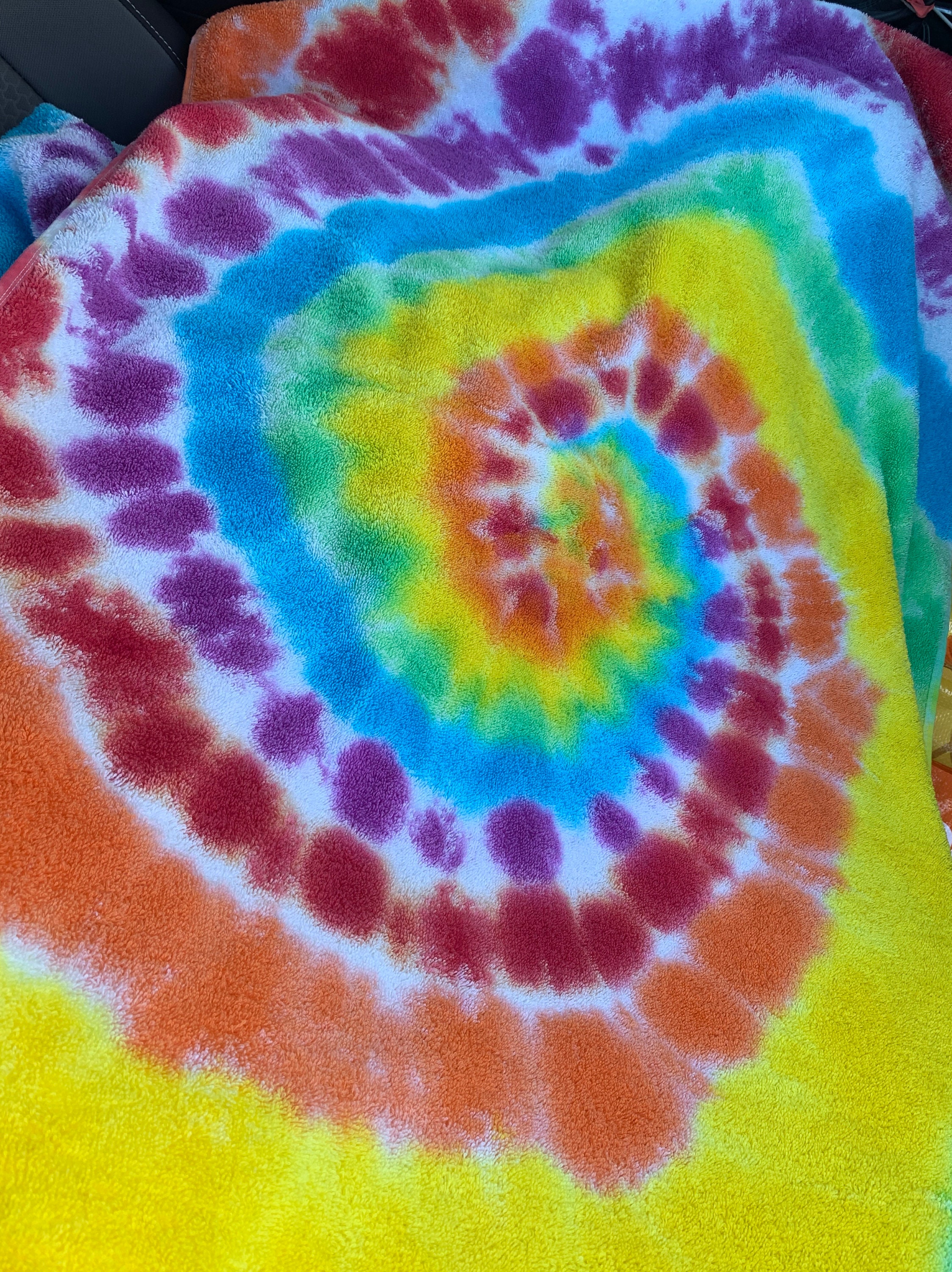 Towels | Hand-dyed | Personalized Tie-dye | One-of-a-kind | Pick Colors ...