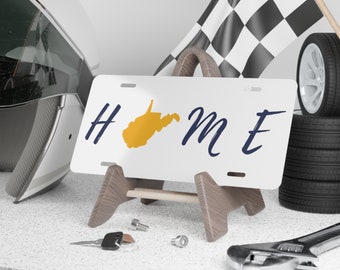 Almost Heaven WV West Virginia Custom License Plate - Etsy