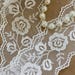 Elegant White Vintage Floral Rose Lace Trim by Yard, Embroidered ...