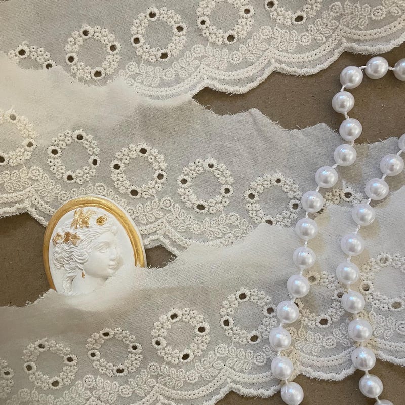 Cotton Eyelet Fabric - Etsy