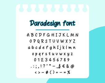 Handwritten Font Goodnote Long Take - Etsy