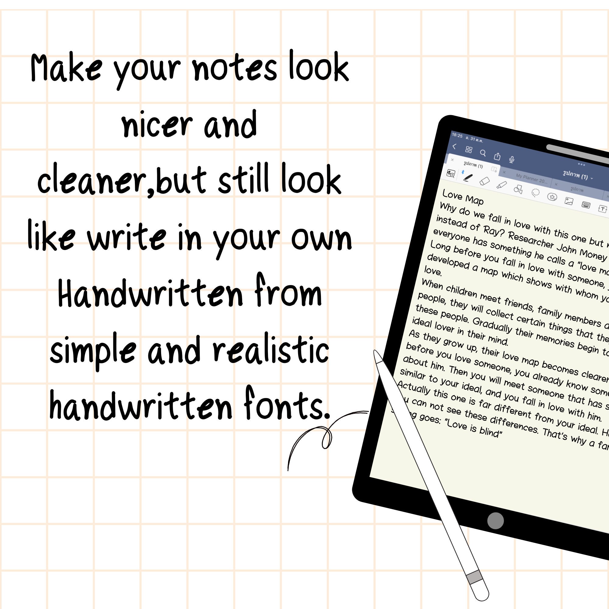 Font Bundle,handwritten Font,digital Note Font,neat Handwriting Font ...