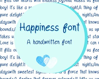 Handwritten Font Goodnote Long Take - Etsy