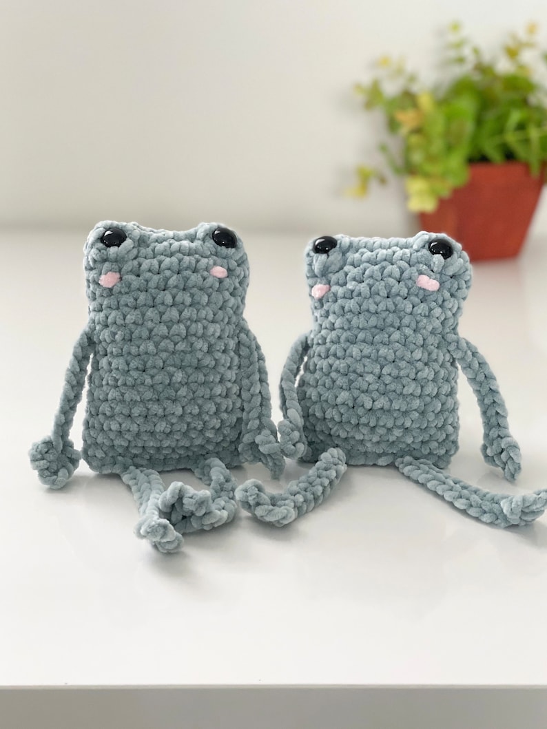 Leggy Frog Crochet Frog Crochet Plush PDF Pattern Frog Crochet Pattern ...