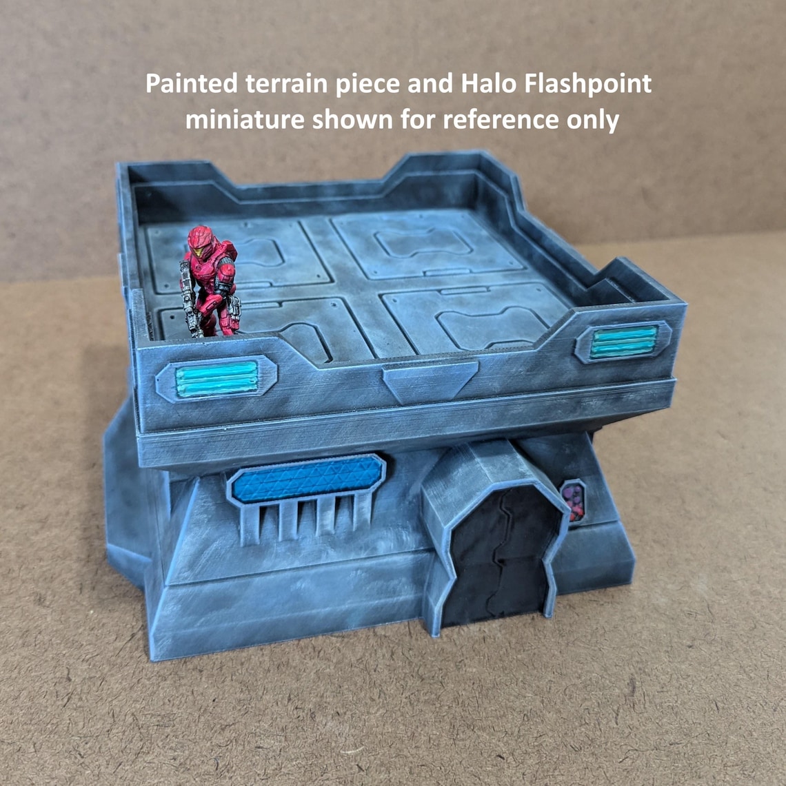 Sci-fi Alien Wargaming Bunker Terrain Piece 28-32mm Compatible With ...