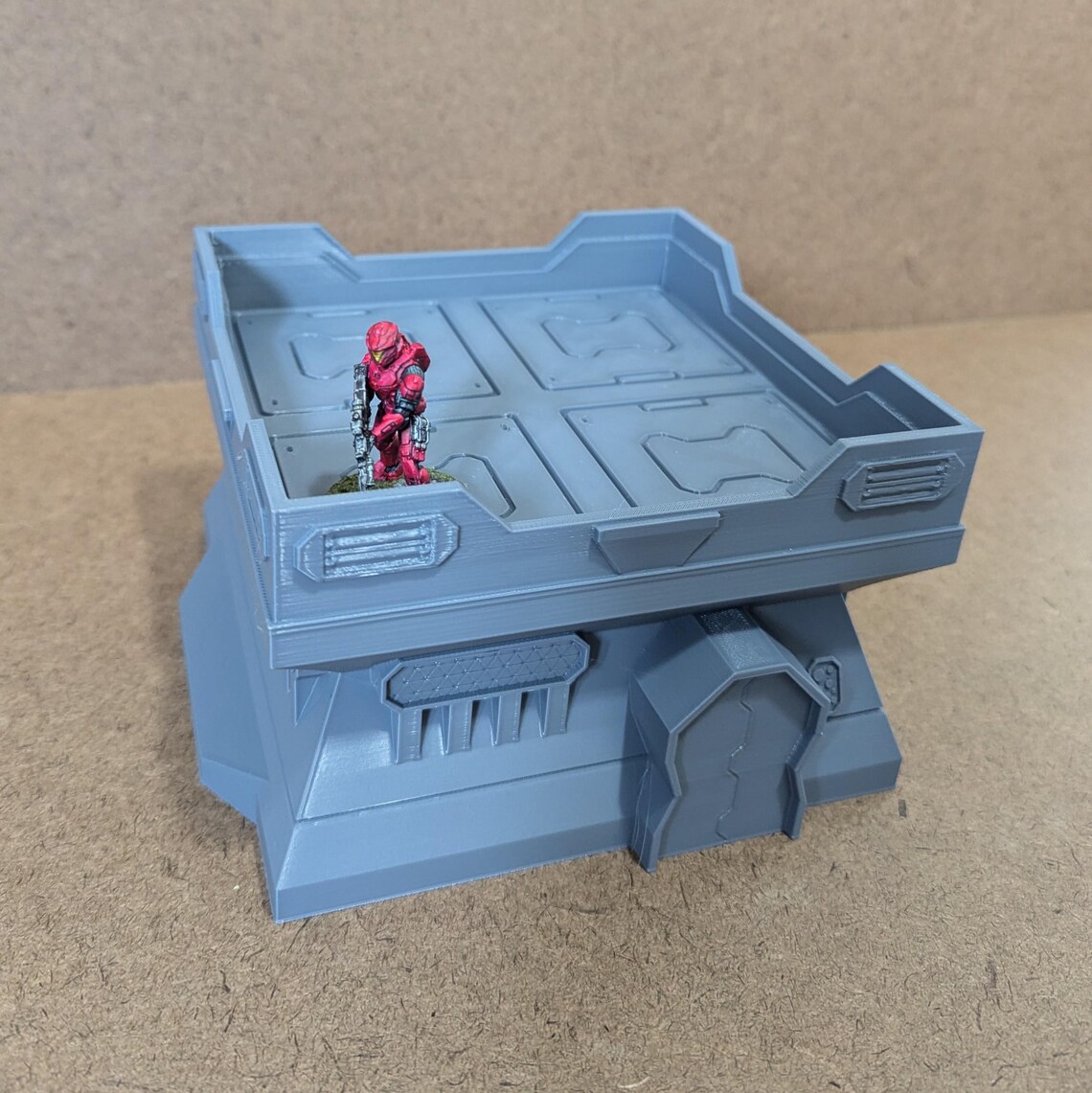 Sci-fi Alien Wargaming Bunker Terrain Piece 28-32mm Compatible With ...