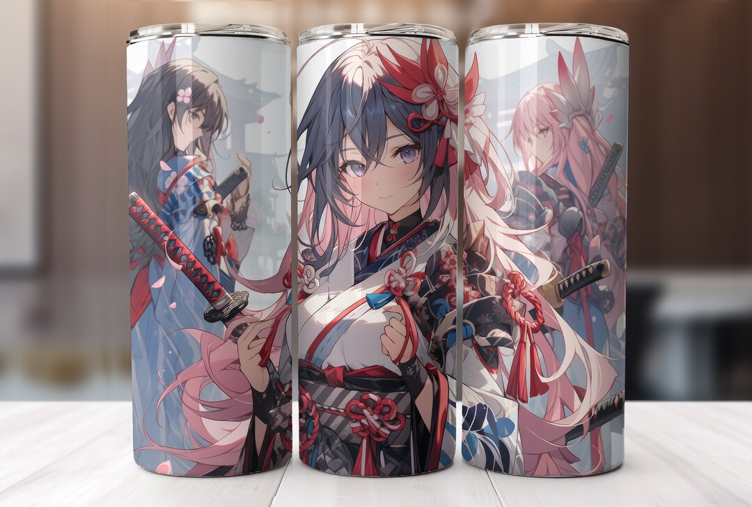 Anime 20oz Sublimation Tumbler Wrap, Slayer Anime Straight Tumbler ...