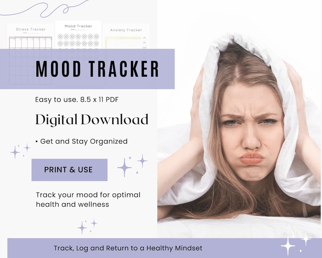 Digital Mood Tracker, Emotional Wellness Journal, Daily Mood Log, Mental Health Monitoring ...