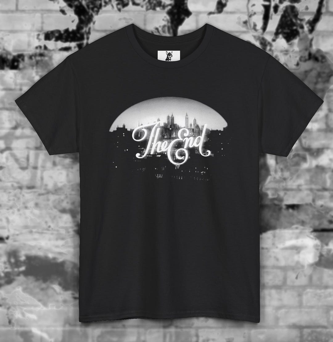 The End Retro Classic Film Noir Chicago Sin City Black Tee T-shirt - Etsy