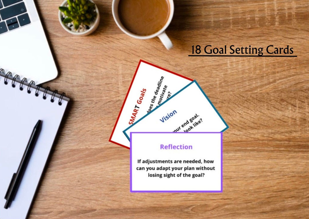 Goal Setting Cards: Coaching & Self Development (PDF Files) - Etsy