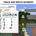 Kindergarten Minecraft Tracing and Math Activity Bundle - Etsy