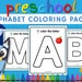 Preschool Kindergarten Alphabet Coloring Pages Preschool Alphabet ...