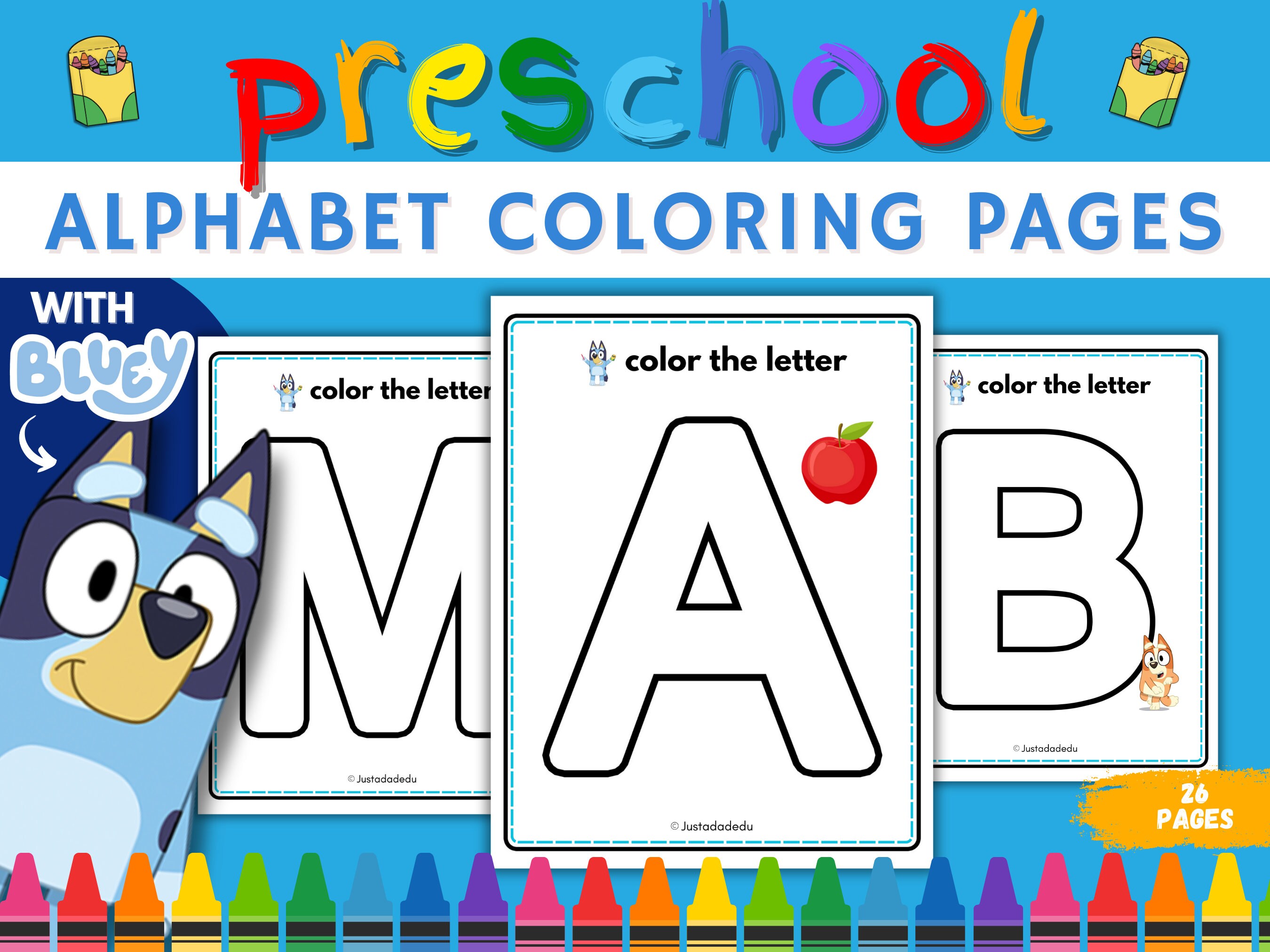 Preschool Kindergarten Alphabet Coloring Pages Preschool Alphabet ...