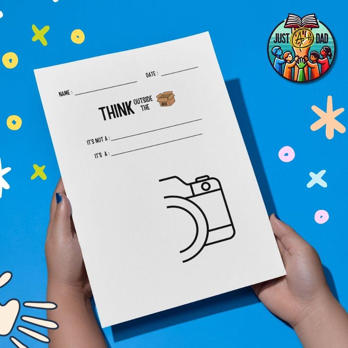 Think Outside the Box - Creative Art Activity for Children - Elementary ...