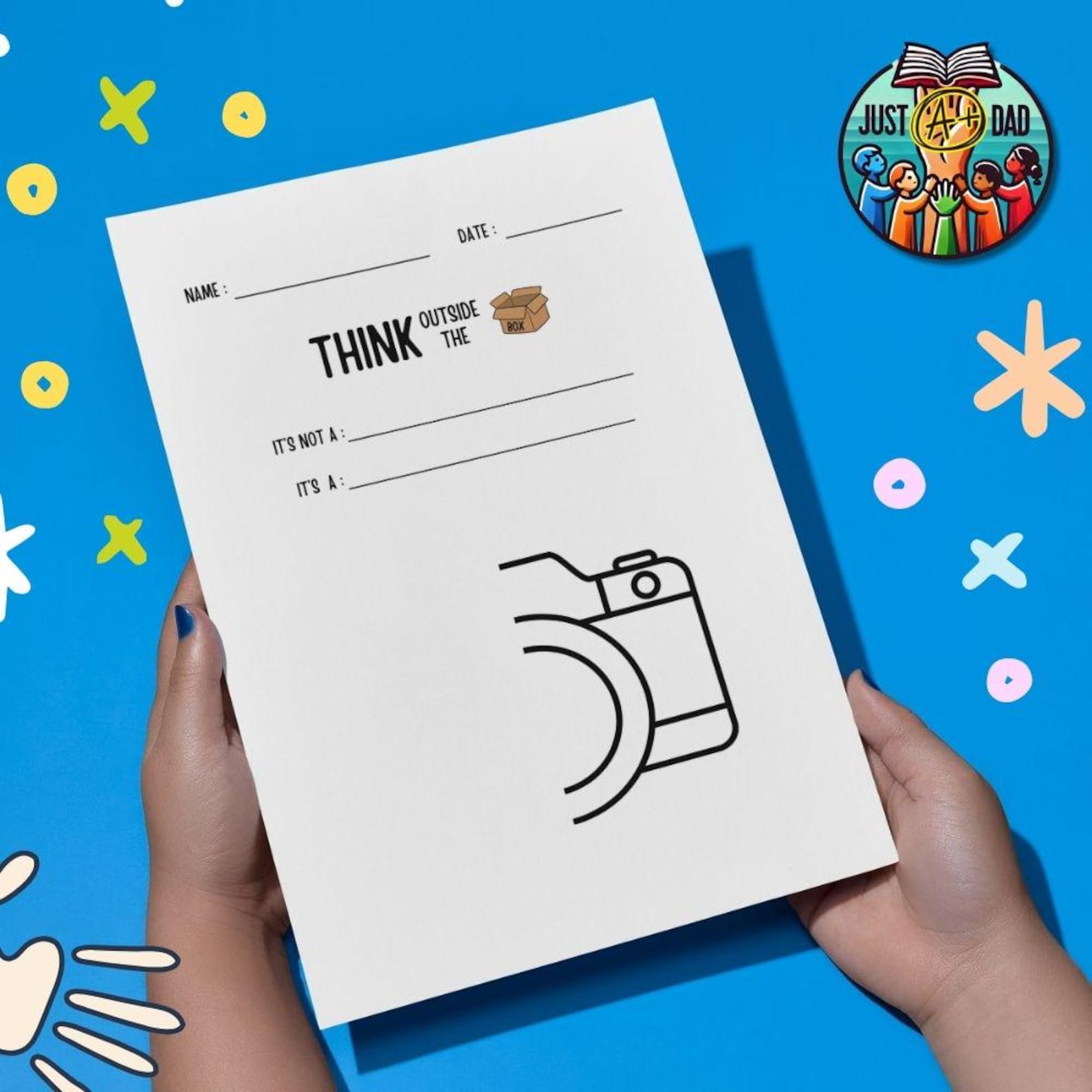 Think Outside the Box - Creative Art Activity for Children - Elementary ...