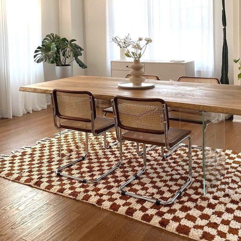 Checkered Rug - Etsy