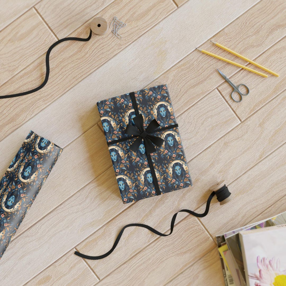 Avatar Neytiri Wrapping Paper - Neytiri Gift Wrap - Avatar Themed Party ...