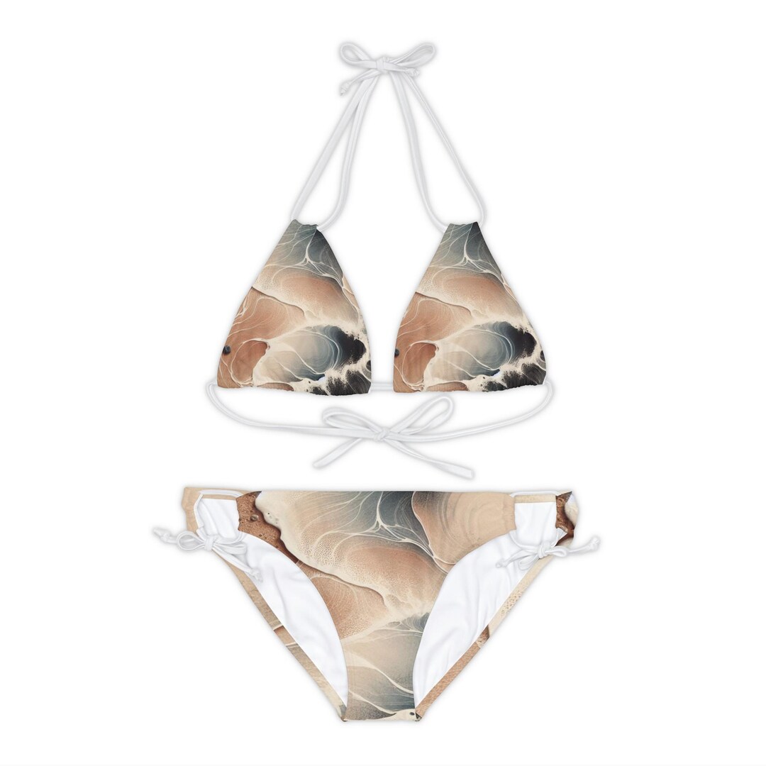 Sandy Shores Strap Bikini Set Chic Sand-colored Swimwear for a Dreamy ...