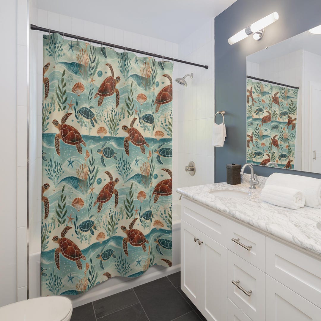 Spa Theme Shower Curtain - Spa Bathroom Decor-water Resistant Curtain ...