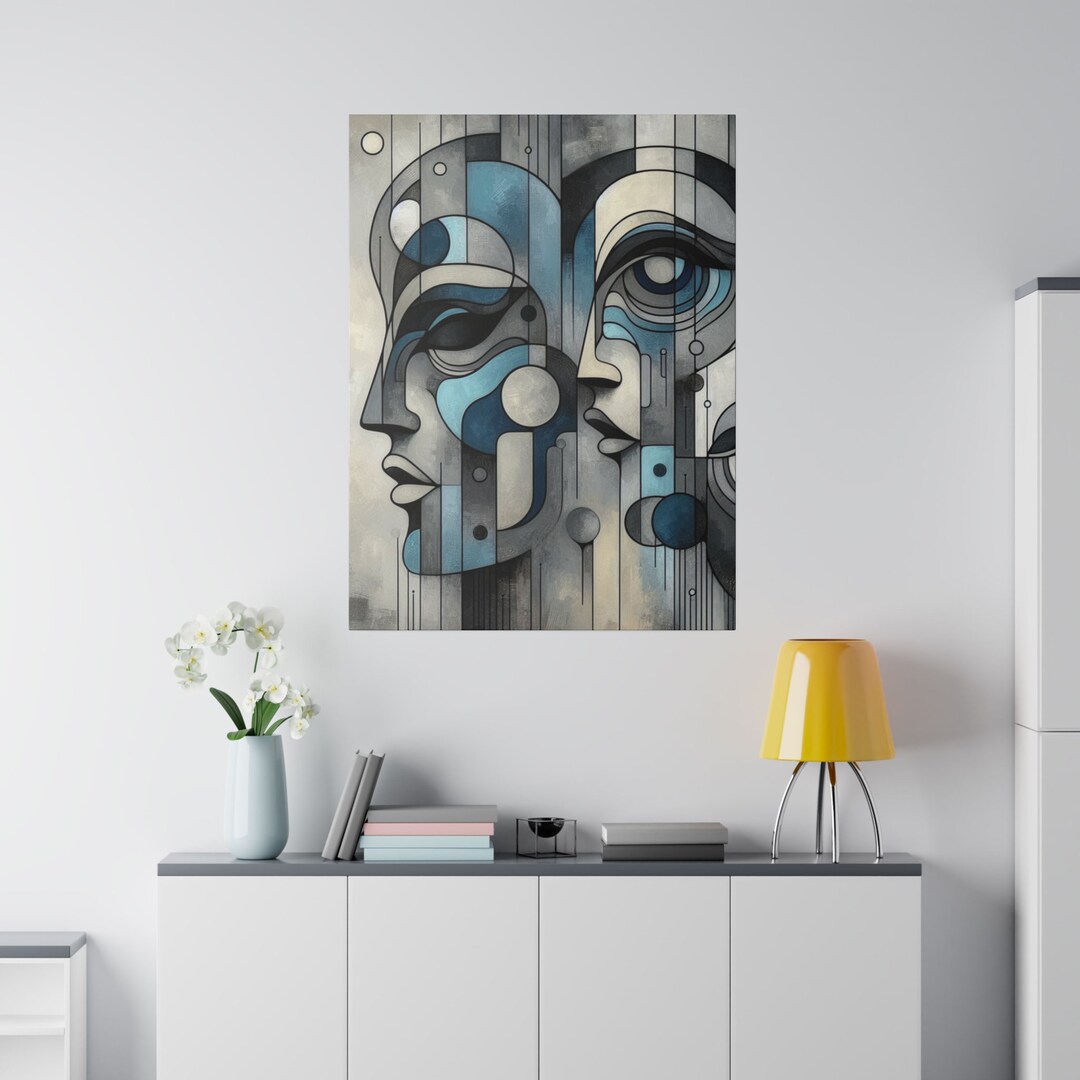 Futuristic Wall Decor Sci-fi Wall Art Modern Abstract Artwork Surreal ...